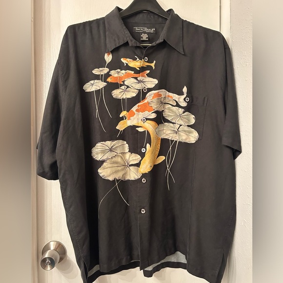 Tori Richard | Shirts | Rare Vintage Tori Richard Koi Fish Button Up ...